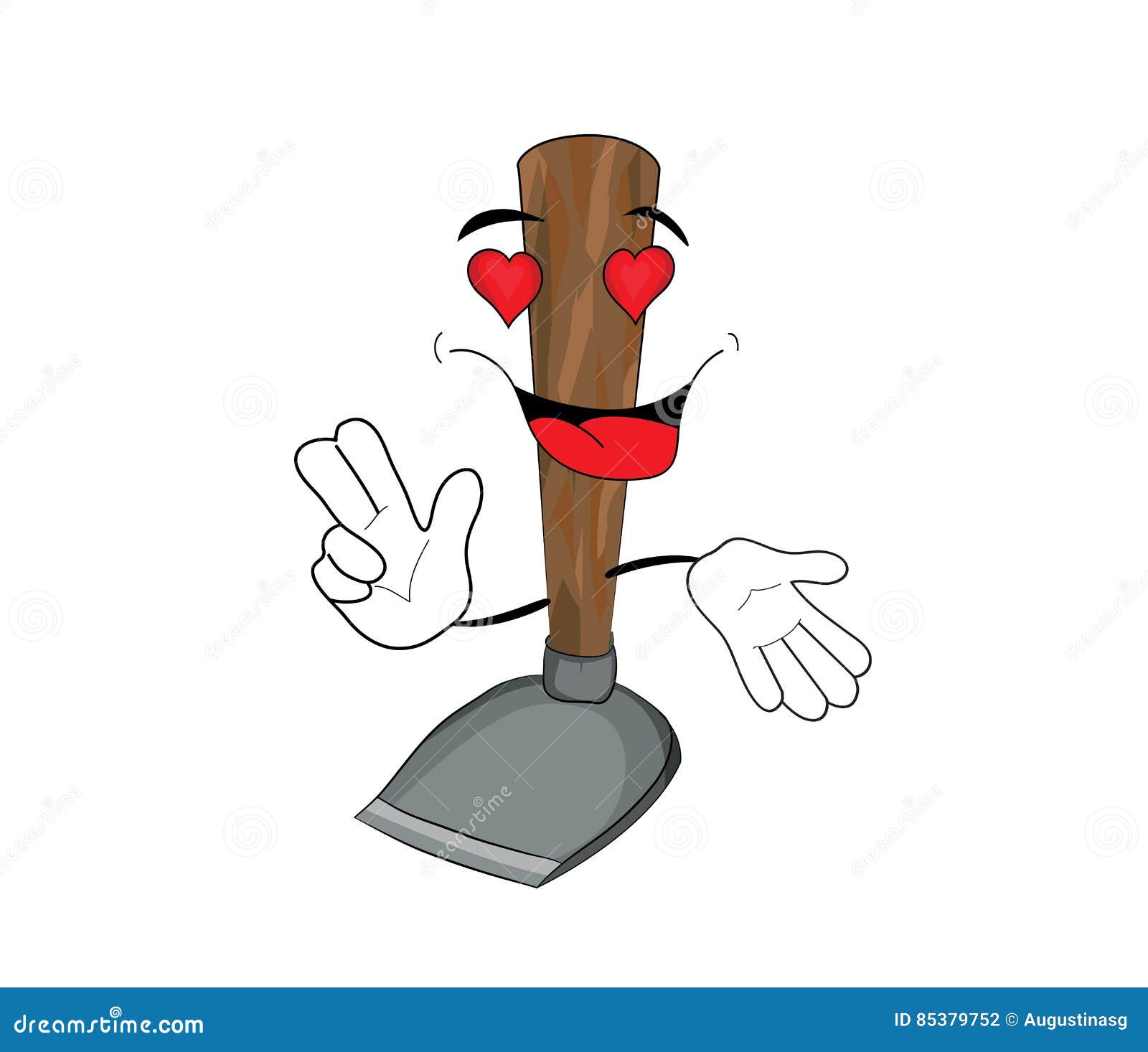 Historieta De La Azada De Passioante Stock de ilustración - Ilustración ...