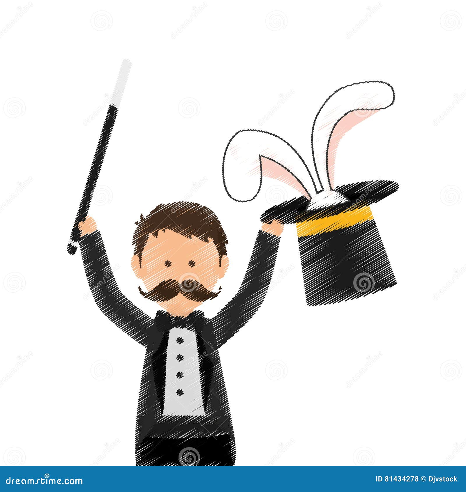 Historieta Del Circo Del Mago Ilustración del Vector - Ilustración de ...