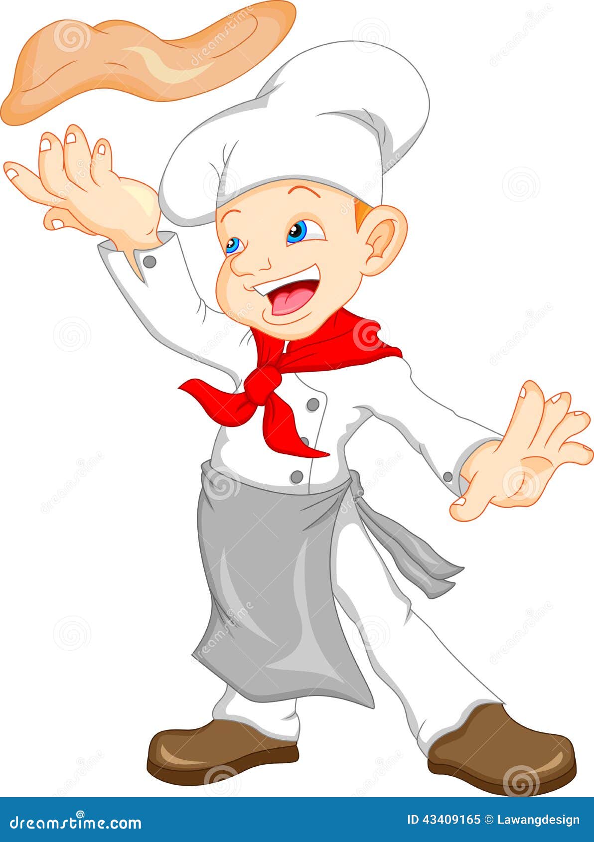 Historieta Del Cocinero Del Muchacho Ilustración del Vector ...