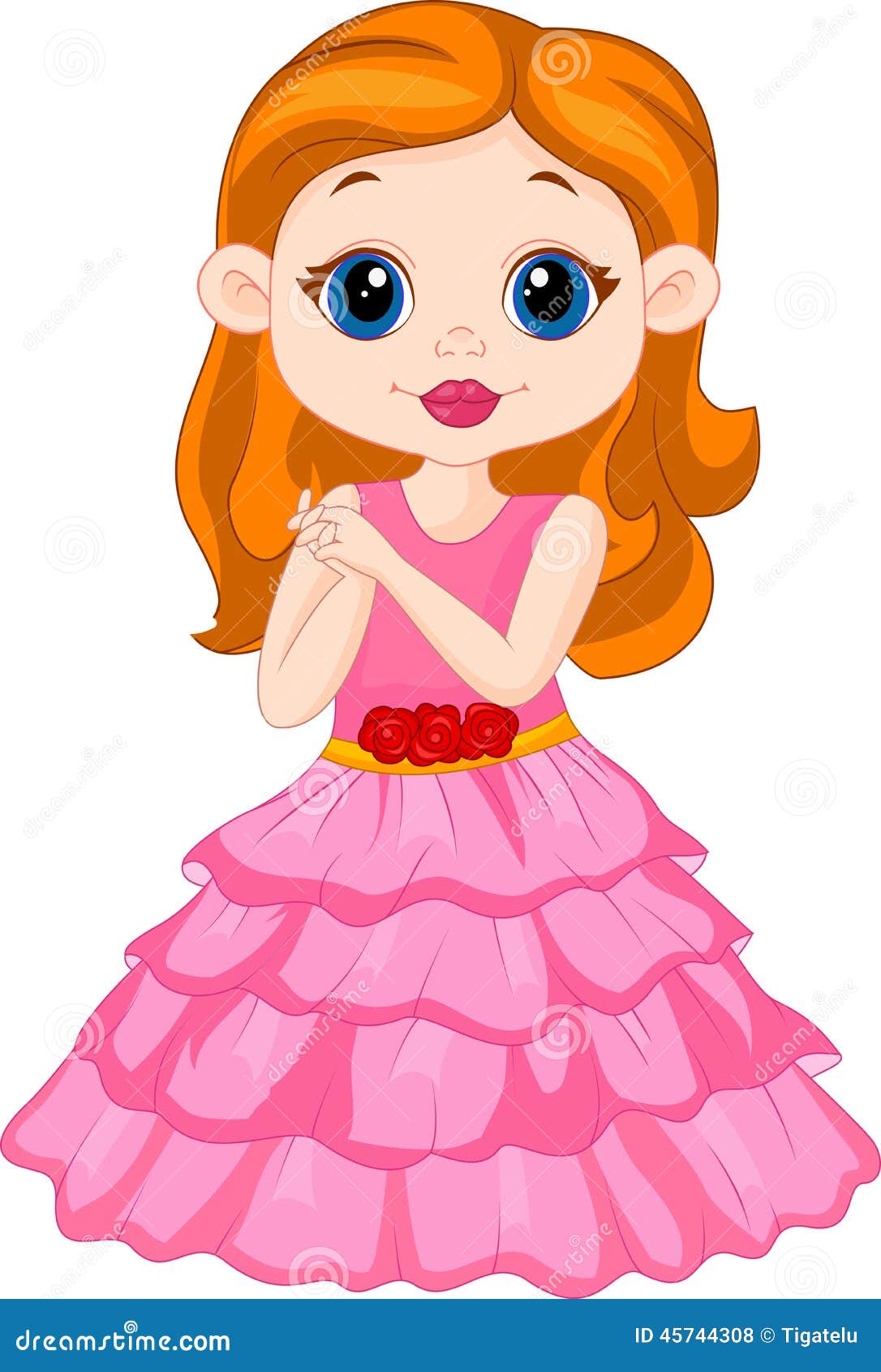 Historieta Hermosa De La Muchacha Ilustración del Vector - Ilustración ...