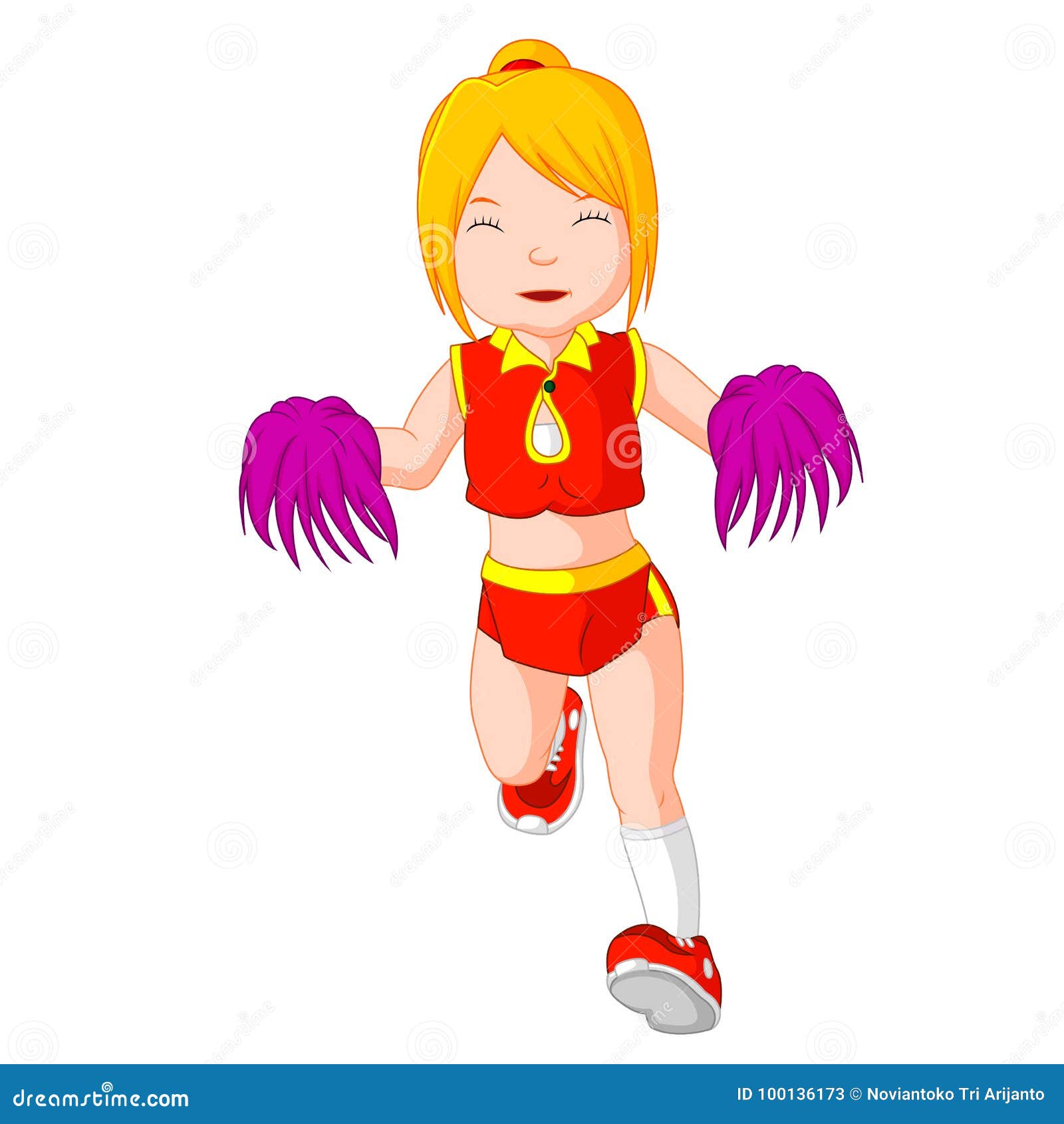 Historieta Linda De La Animadora Ilustración del Vector - Ilustración ...