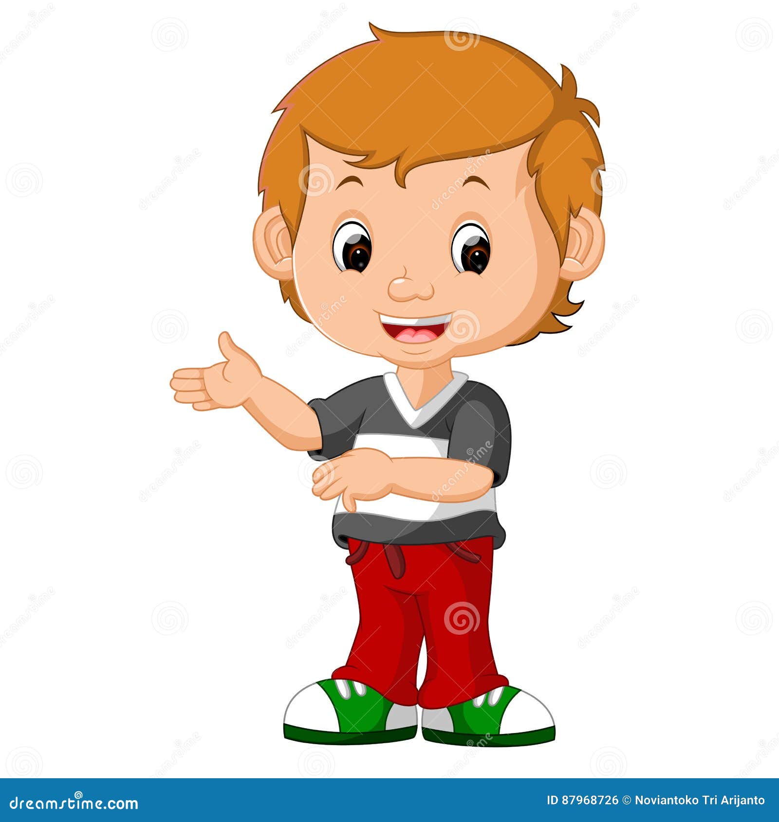 Historieta Linda Del Muchacho Ilustración del Vector - Ilustración de ...