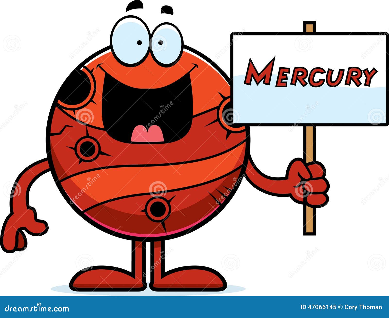 Historieta Mercury Sign ilustración del vector. Ilustración de feliz ...