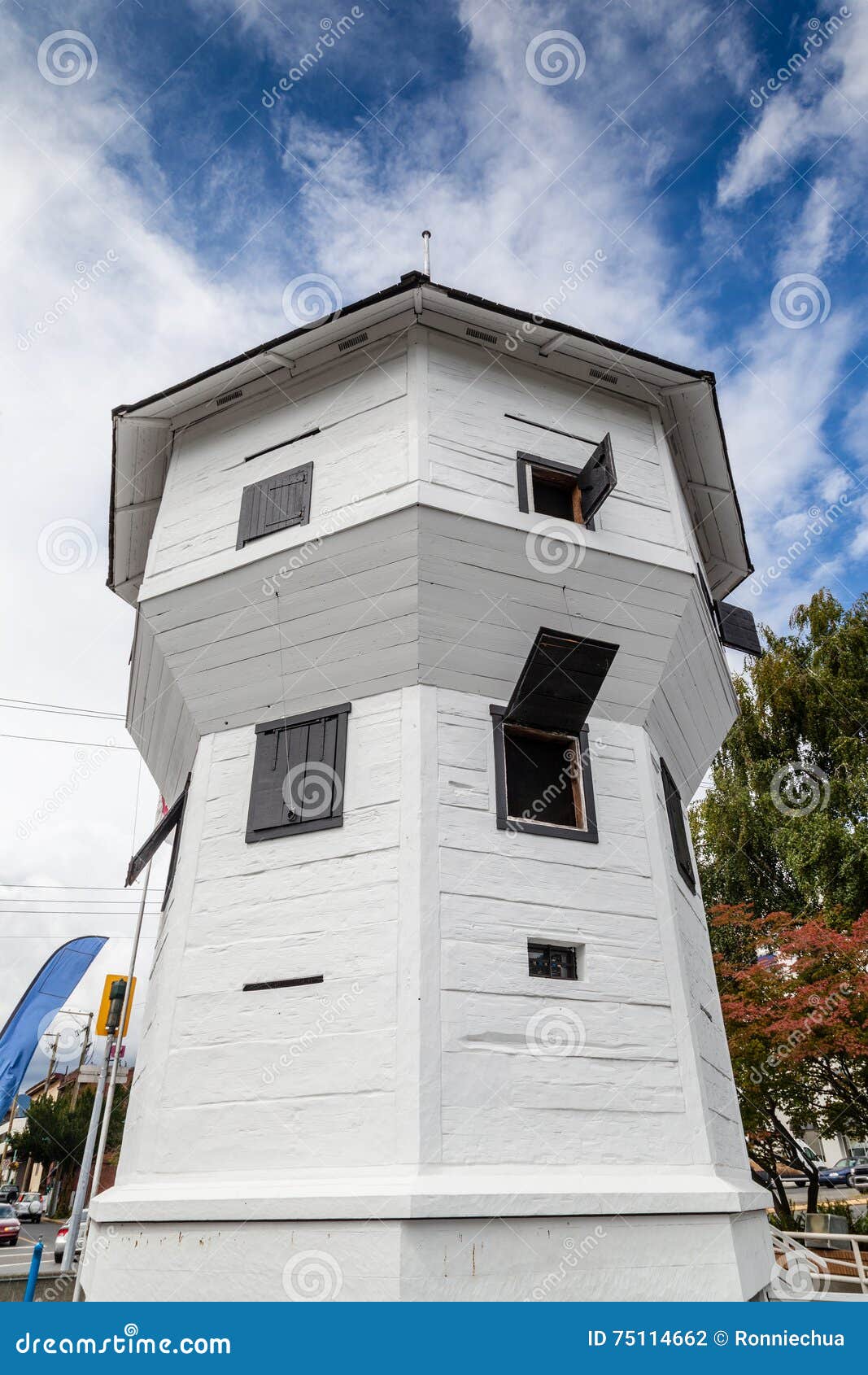 Historisch Nanaimo-Bastion Op Het Eiland Van Vancouver, BC Stock Foto ...