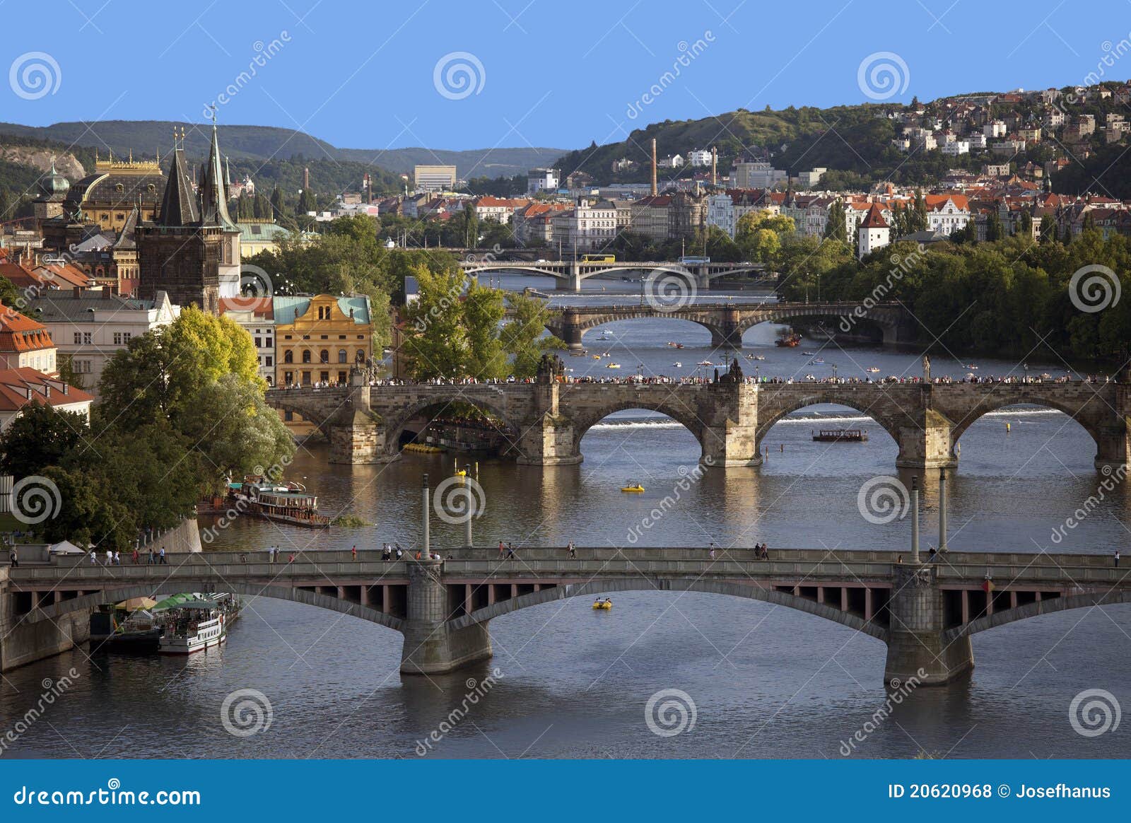 Historische Bruggen in Praag Stock Foto - Image of historisch, bruggen ...