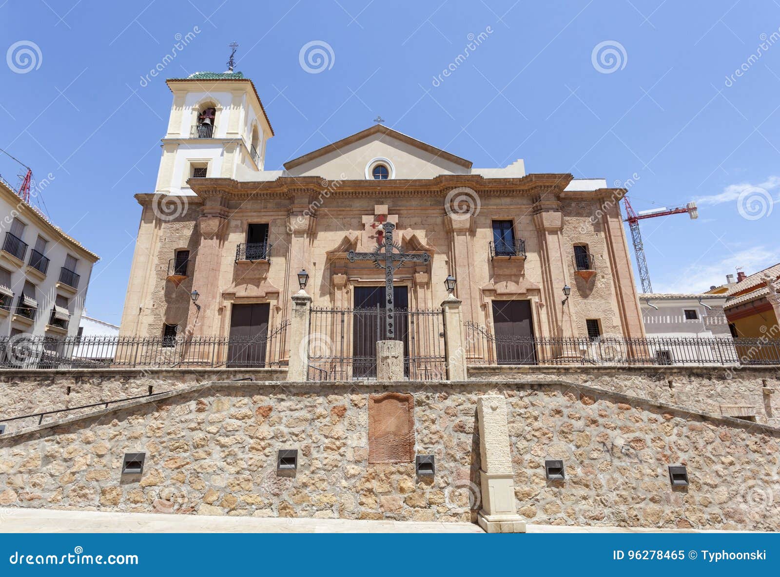 Historische Kirche in Lorca, Provinz Von Murcia, Spanien Stockbild ...