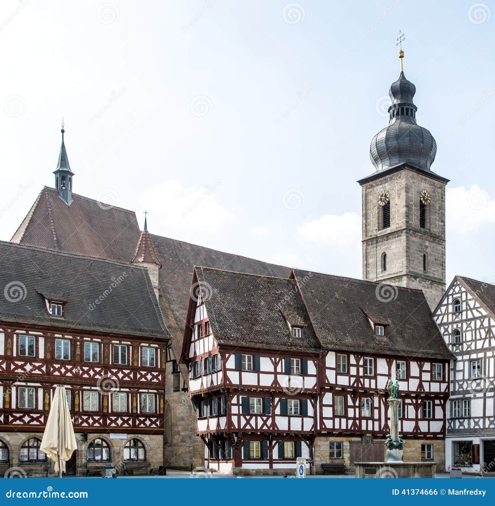 Historiska Forchheim arkivfoto. Bild av historiskt, stor - 41374666