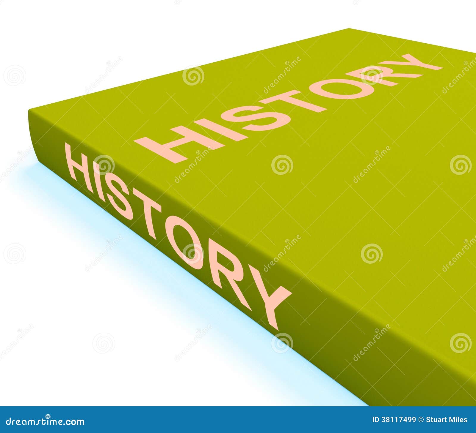 History Book Shows Books about the Past Stock Illustration ...