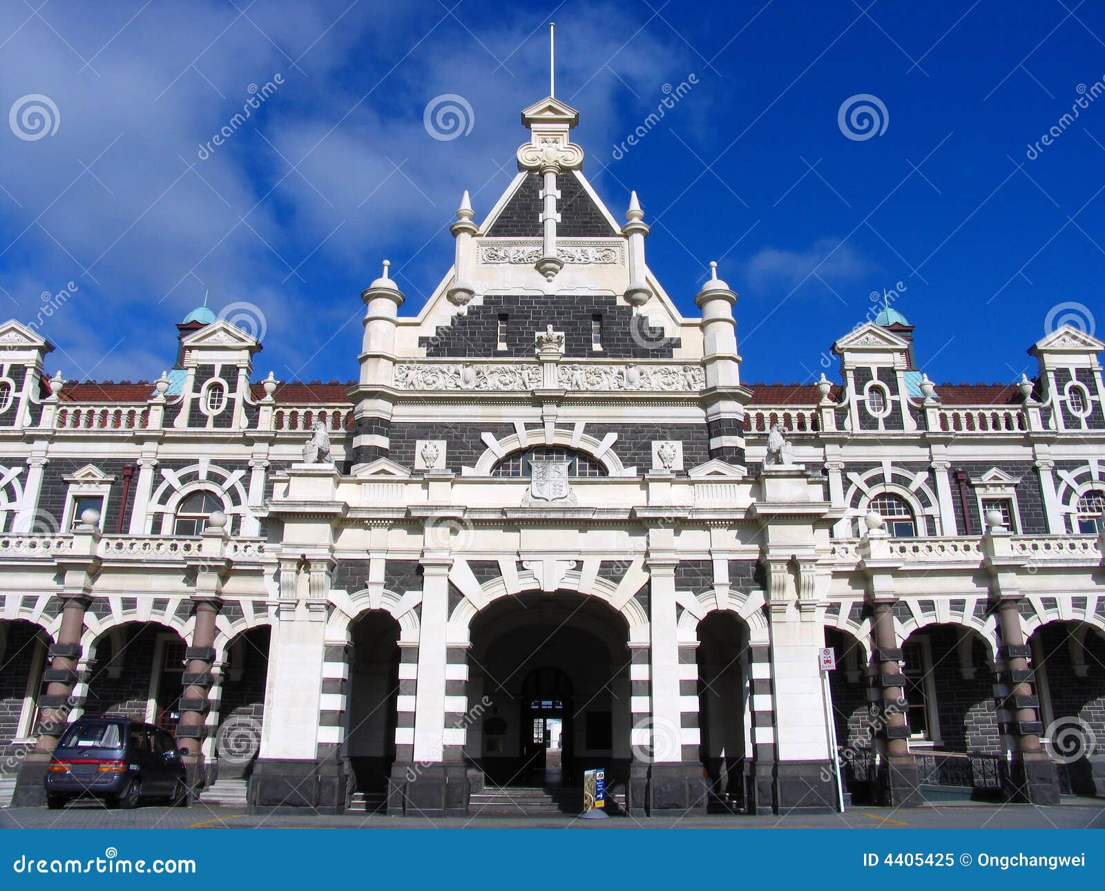 History Building in Dunedin Stock Image - Image of architecture ...