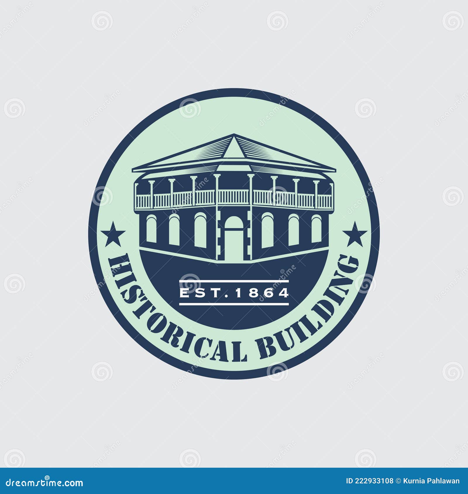History Building Logo , Architecture Logo Vector Stock Illustration ...