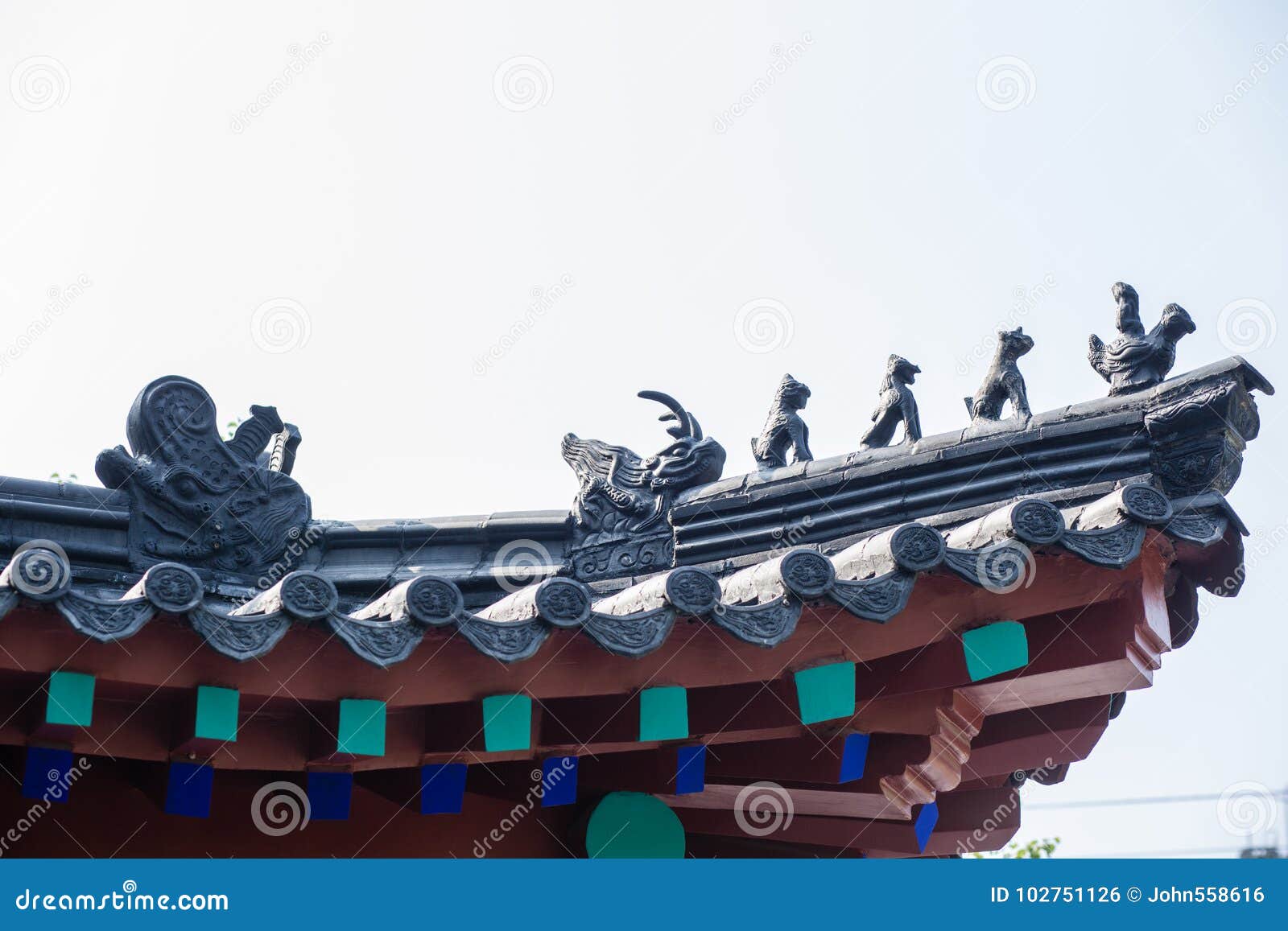 China`s ancient temples stock photo. Image of statuesn - 102751126