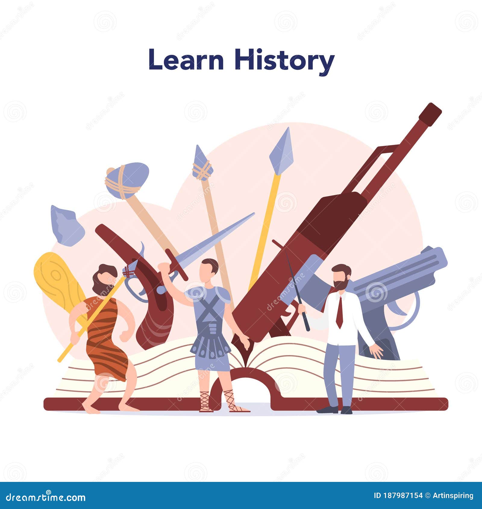 History Concept. History School Subject. Idea of Science and Education ...
