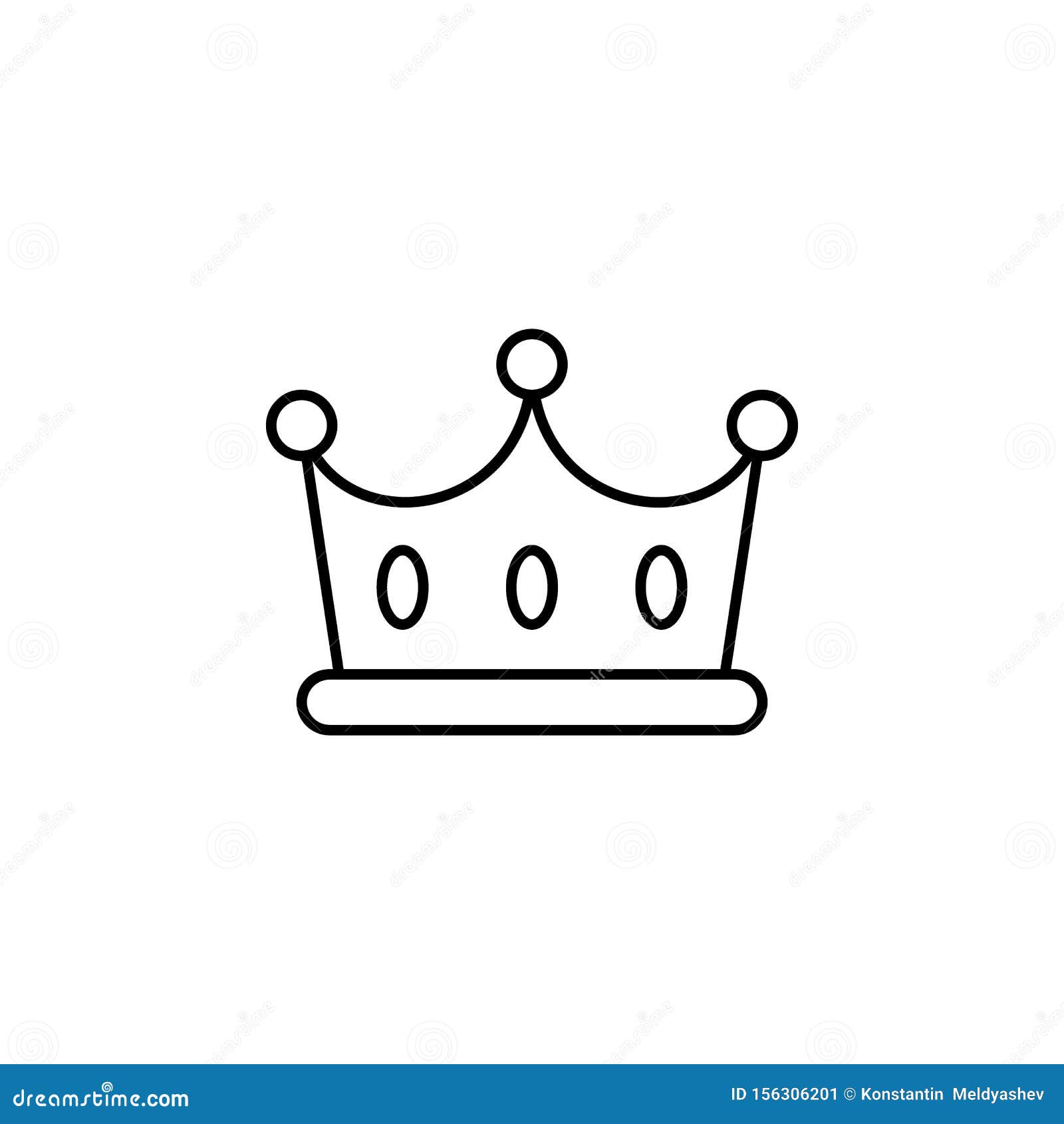 History, Crown Icon. Simple Glyph, Flat Vector Of History Icons For Ui ...