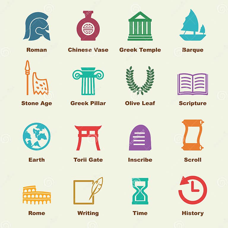 History elements stock vector. Illustration of parchment - 58729728