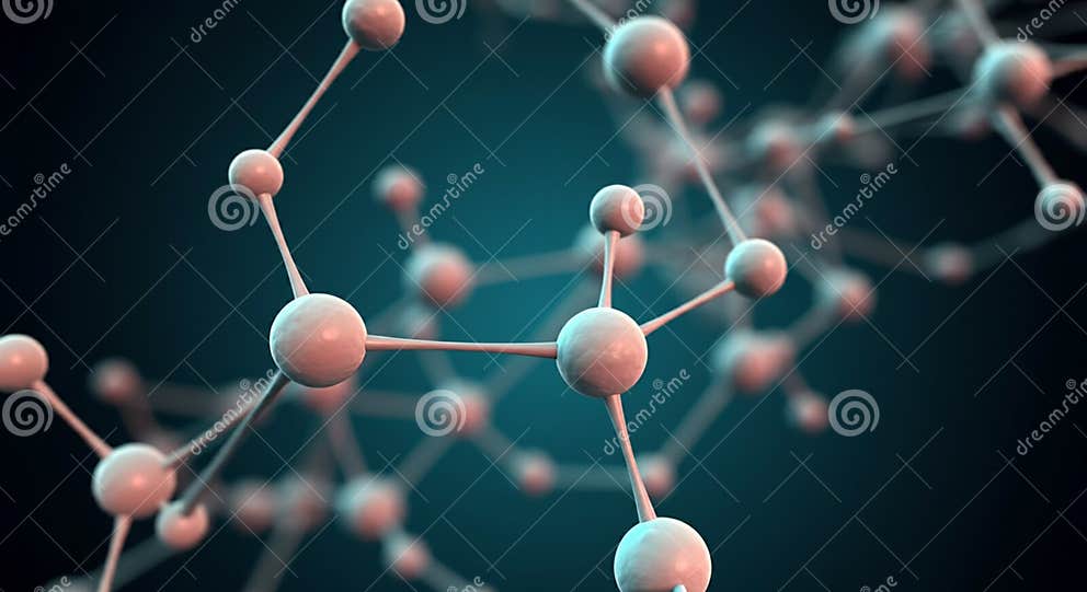 History of Futuristic Molecular Structures Stock Illustration ...