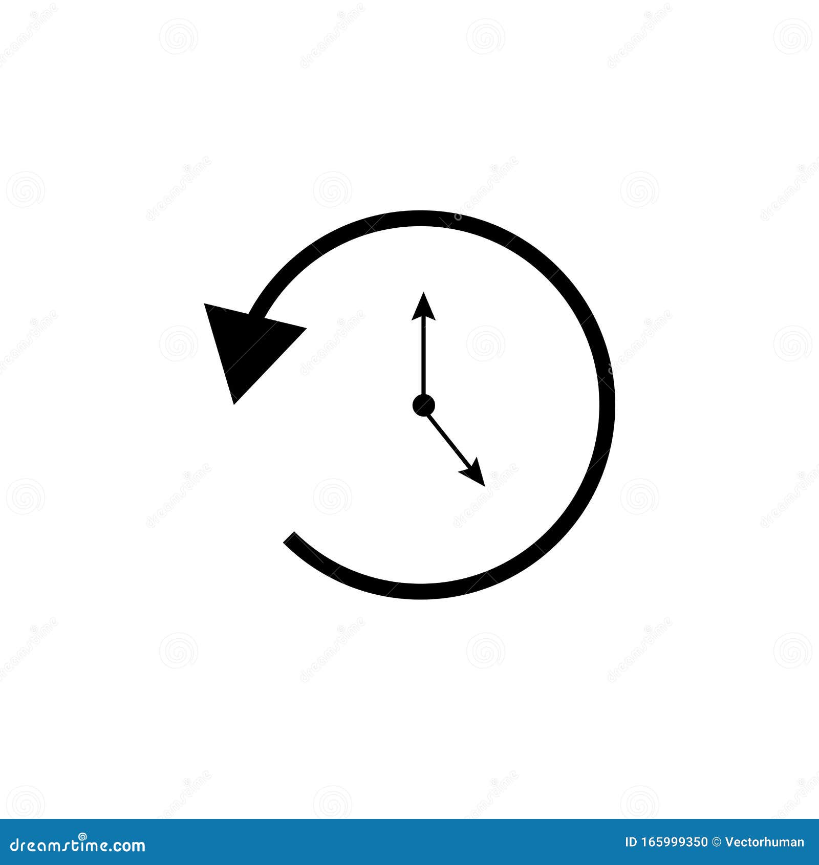 History Icon Art Vector Design Stock Vector - Illustration of time ...