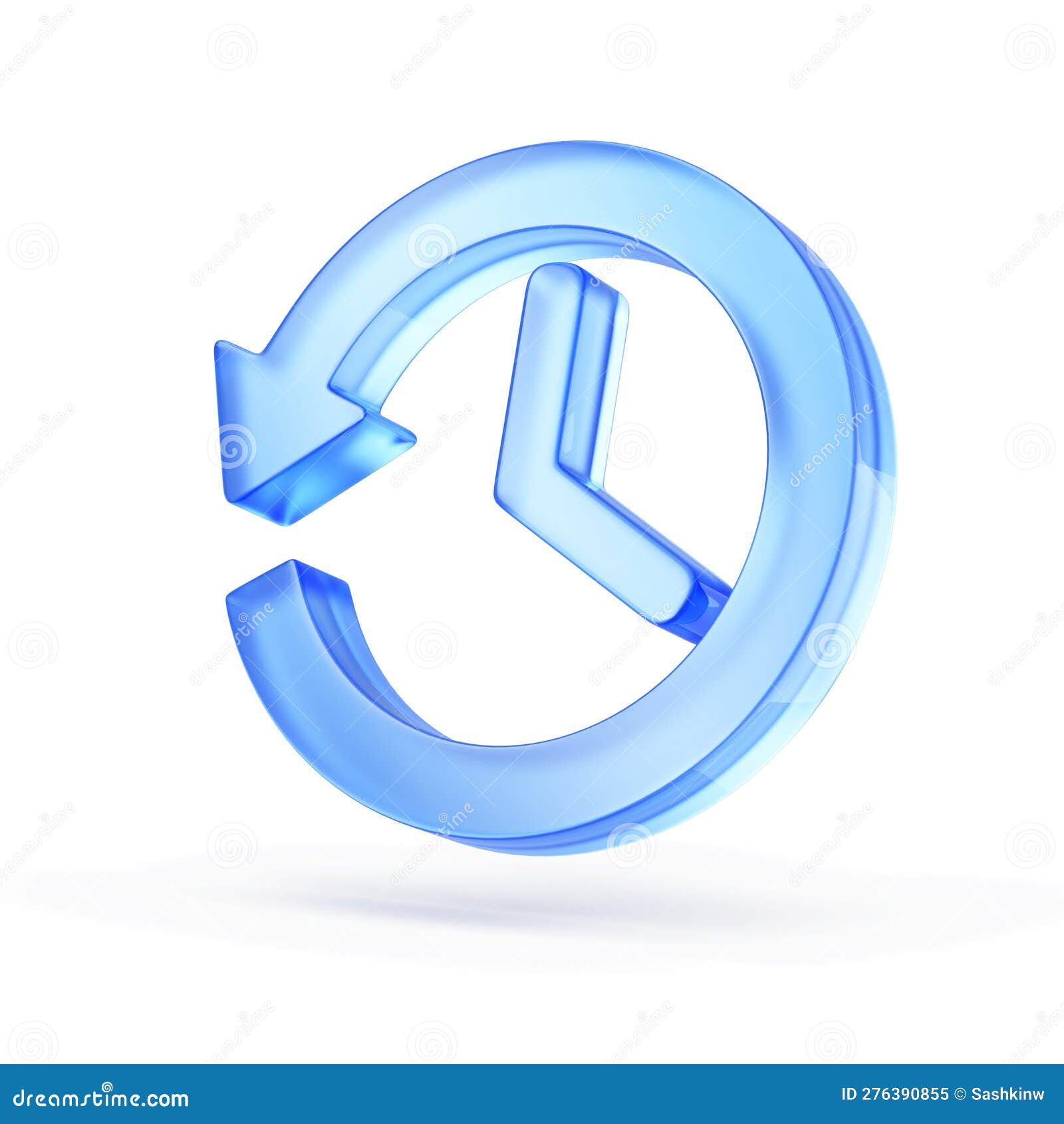 History Icon, Time Back, Clock with Arrow Around Icon Stock ...