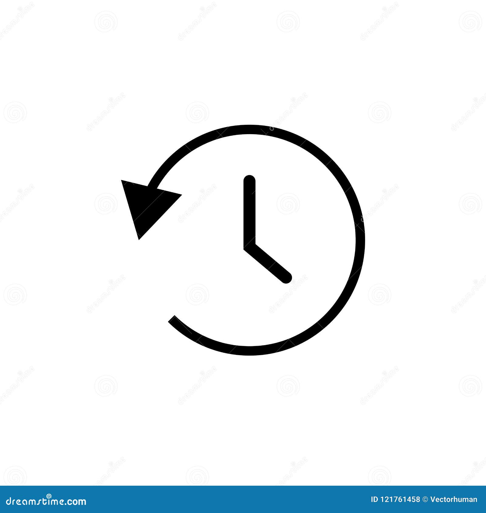 History icon vector design stock vector. Illustration of internet ...