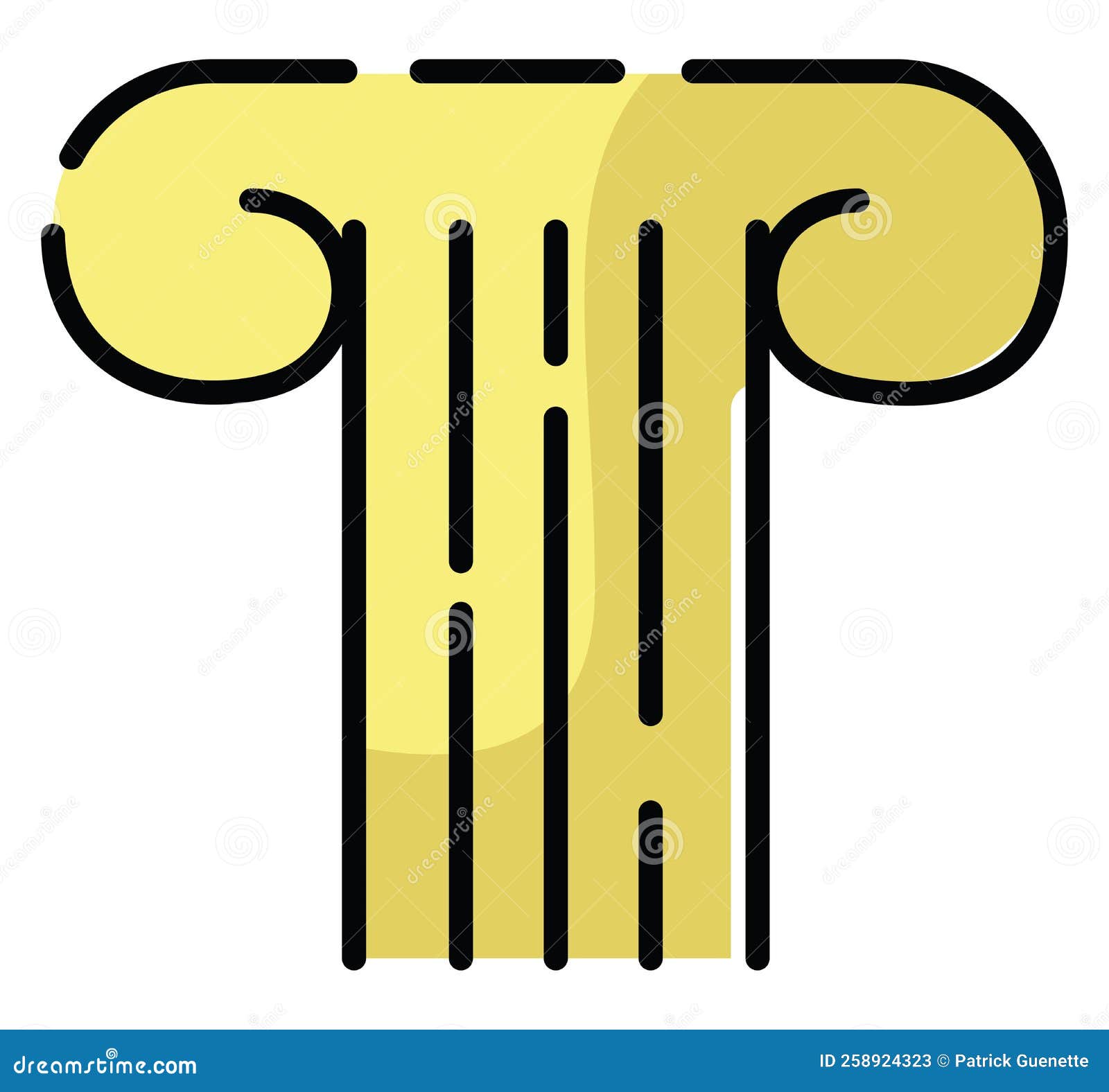 History monuments, icon stock vector. Illustration of mexico - 258924323