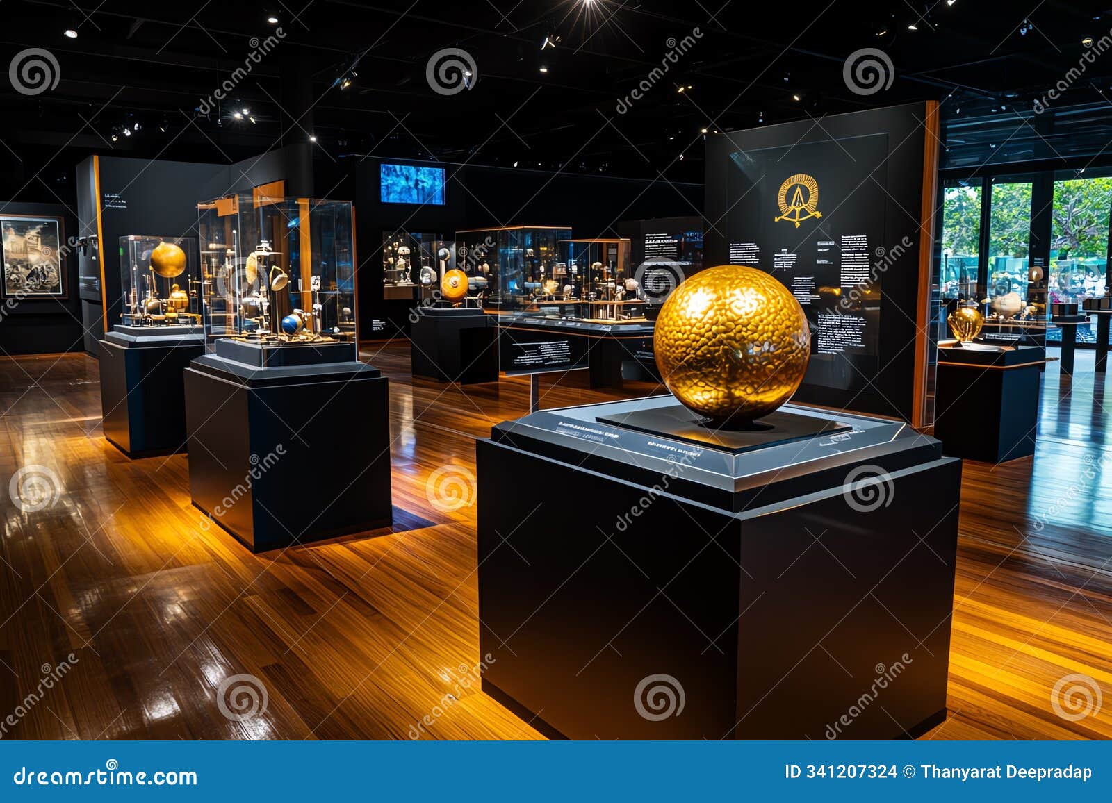 History Museum Exhibit on the History of Science with Early Experiments ...