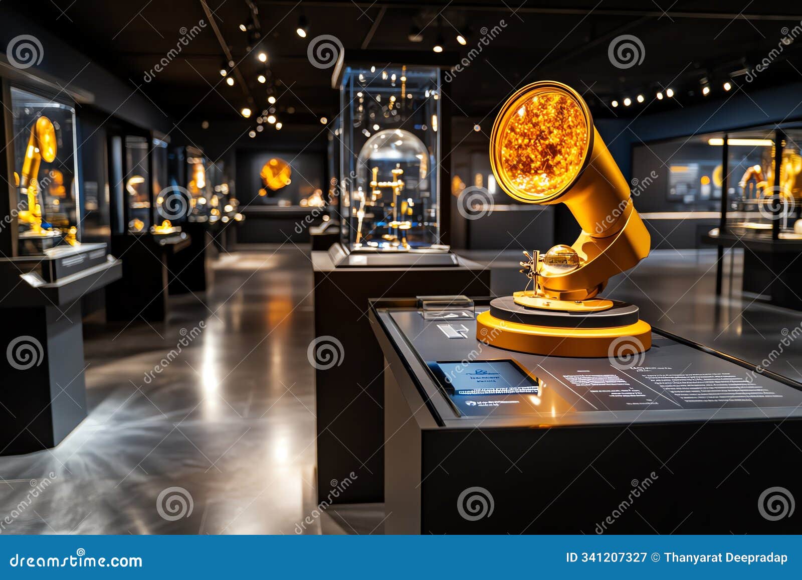 History Museum Exhibit on the History of Science with Early Experiments ...