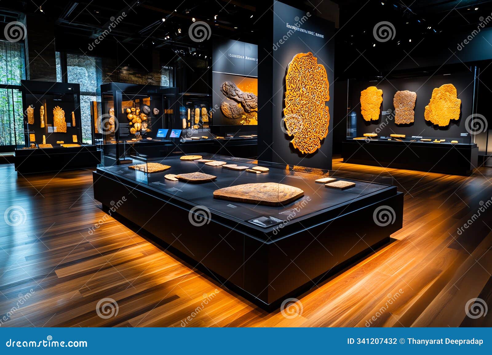 History Museum Exhibit on the History of Writing and Communication ...