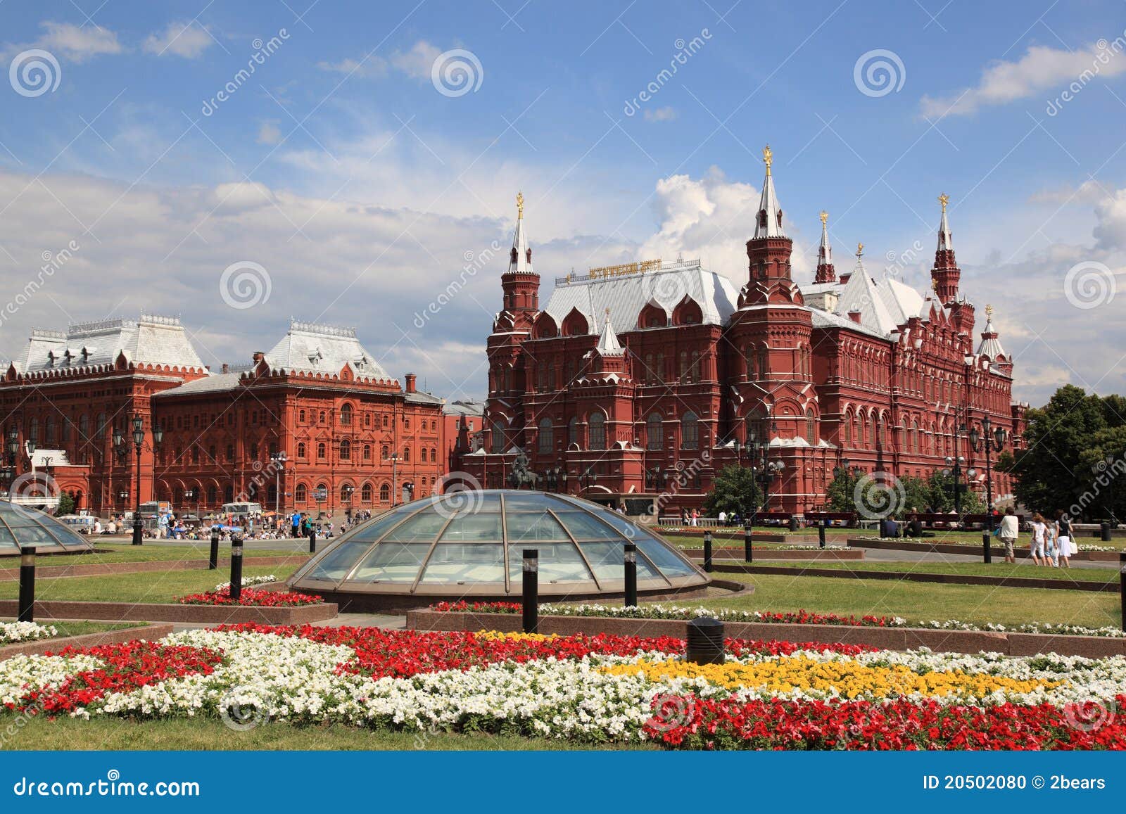History Museum at Red Square in Moscow Editorial Image - Image of stars ...