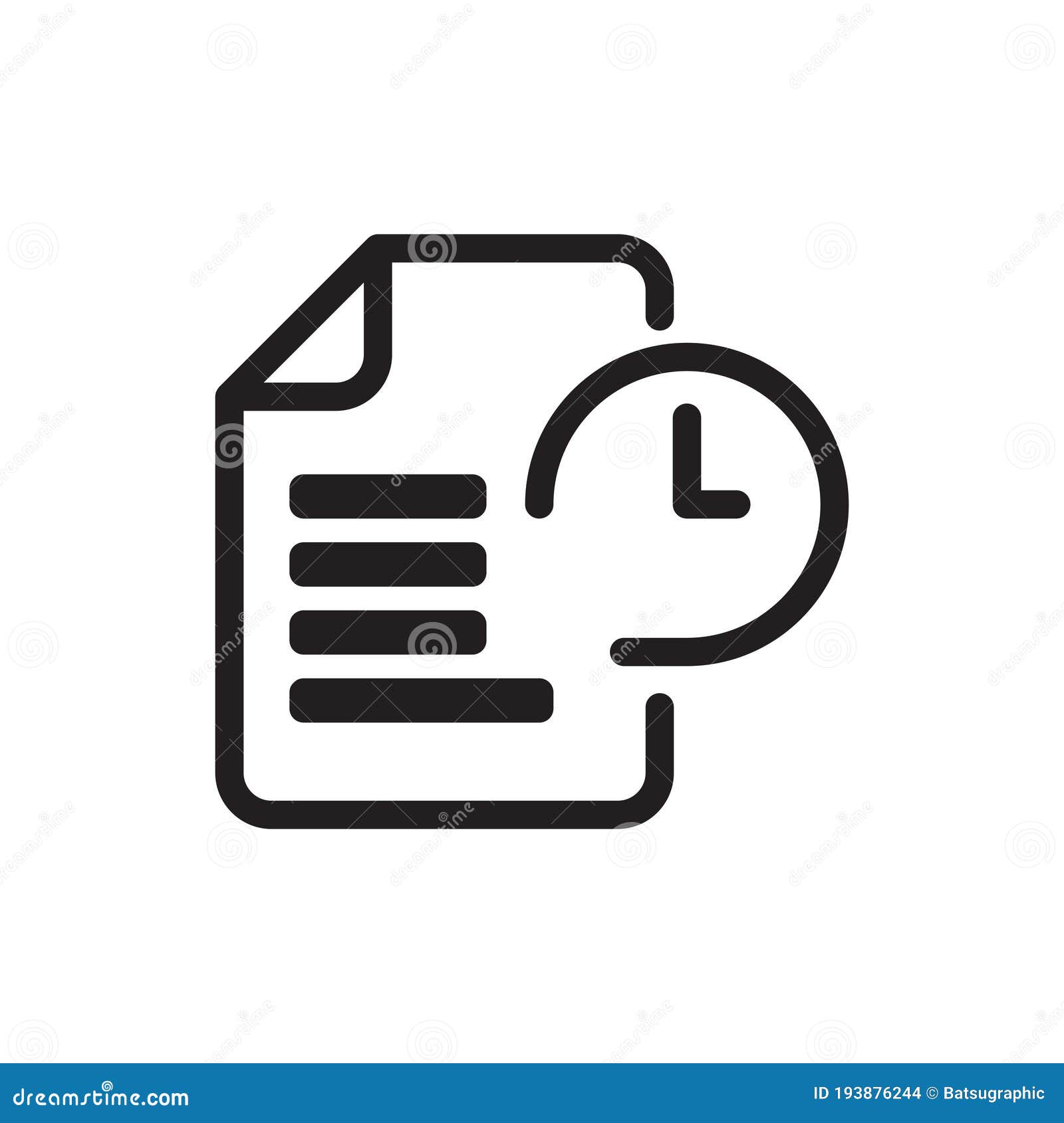 History Vector Icon Logo Design Stock Vector - Illustration of sign ...