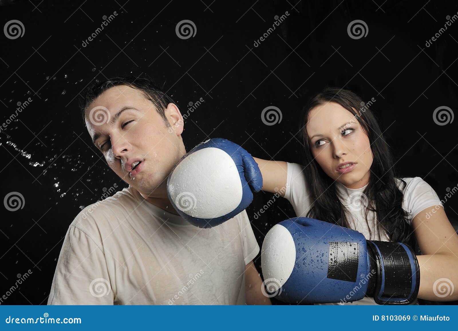 Hit stock image. Image of girlfriend, hair, fist, boyfriend - 8103069