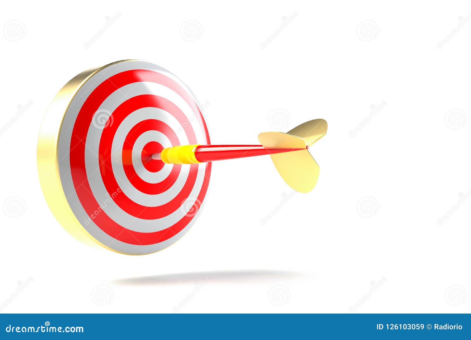Hit stock illustration. Illustration of luck, arrow - 126103059