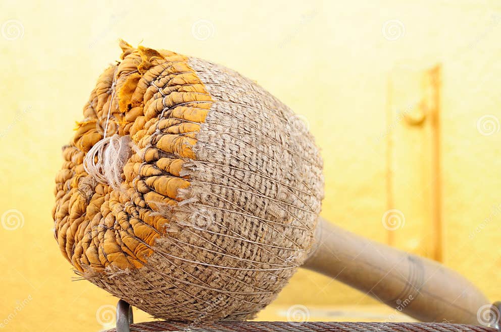 Hit the gong stock image. Image of instrument, asia, circular - 30669053