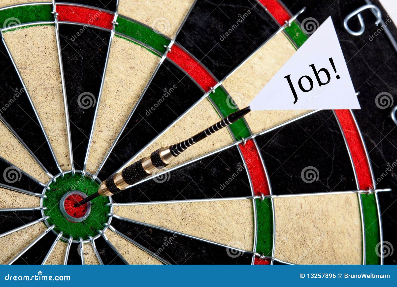 Hit on JOB! stock photo. Image of centre, closeup, luck - 13257896