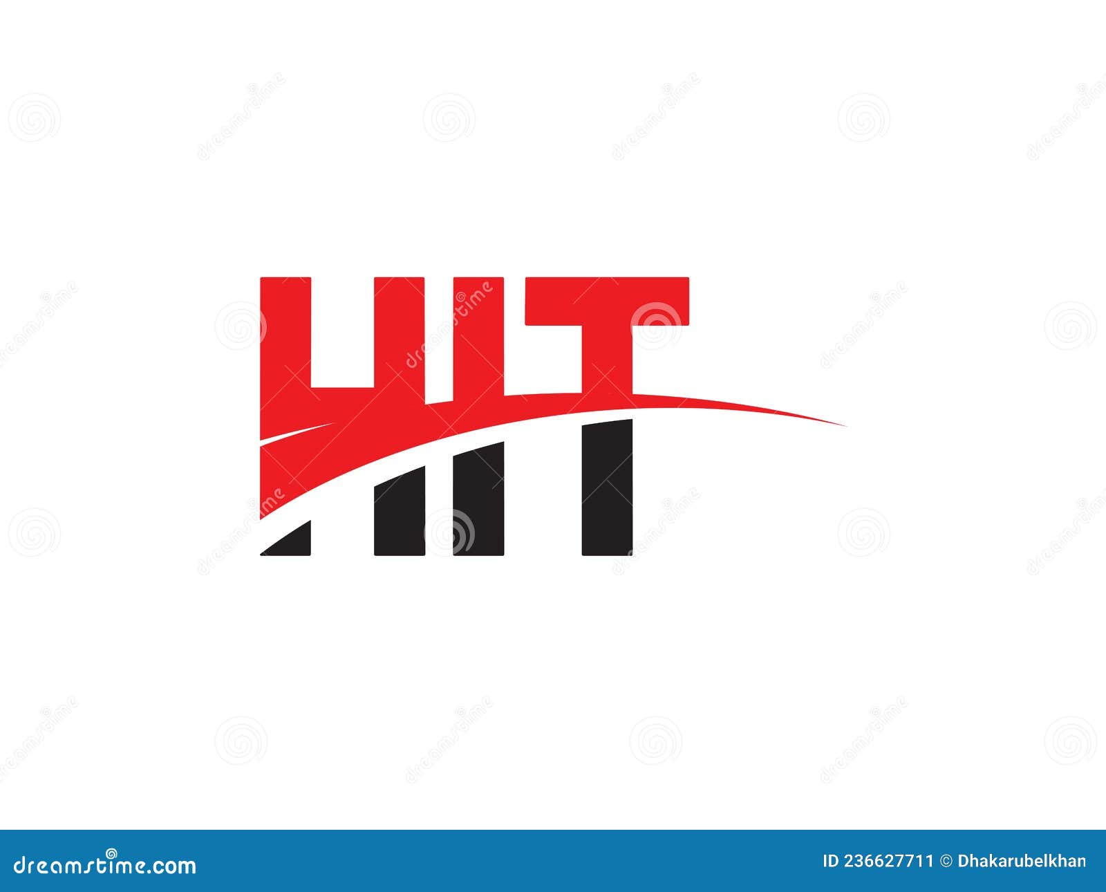 HIT Letter Initial Logo Design Vector Illustration Stock Vector ...