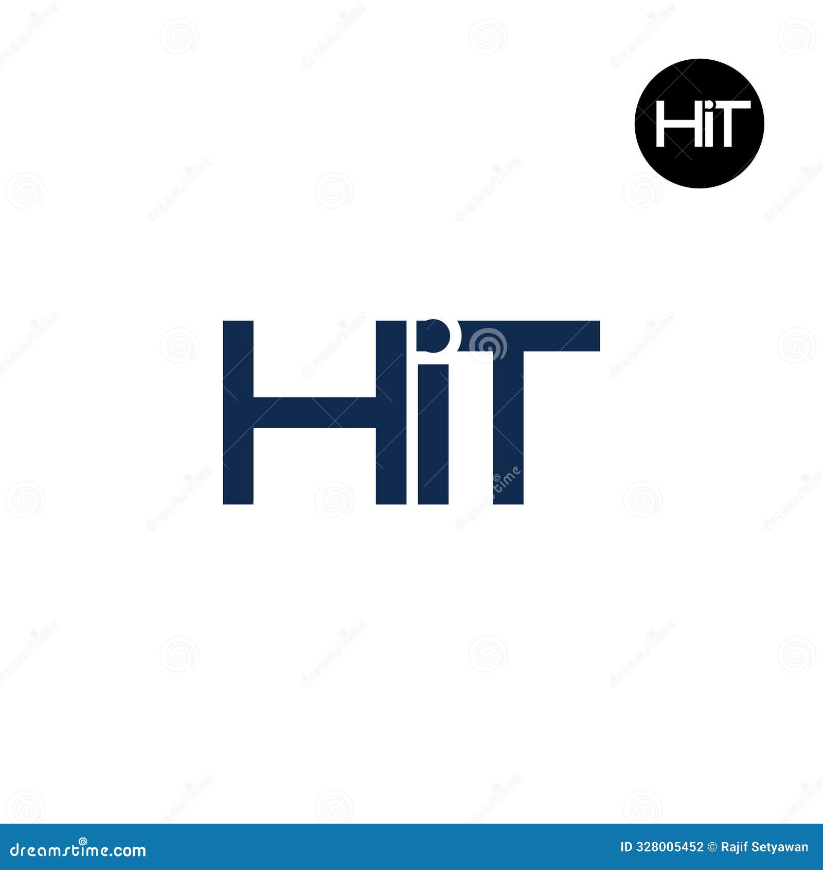 HIT Logo Letter Monogram Design Stock Vector - Illustration of logo ...
