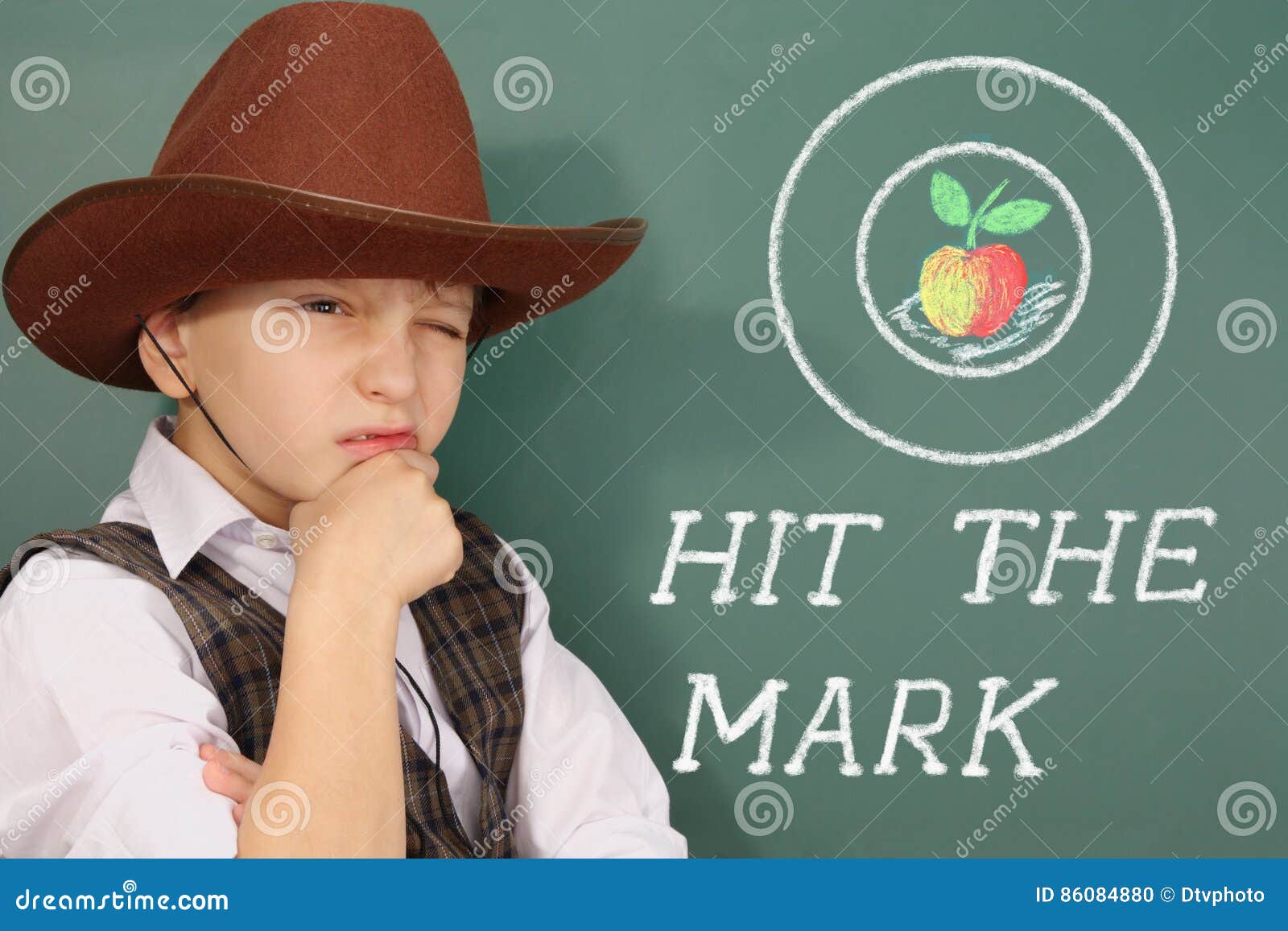 Hit the mark stock photo. Image of childhood, funny, capable - 86084880