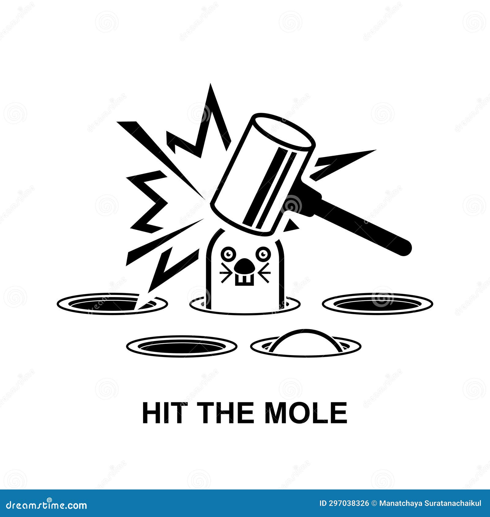Mole Icon In Filled, Thin Line, Outline And Stroke Style. Vector ...