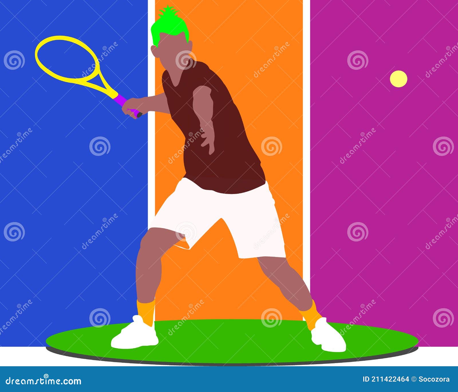 Tennis Forehand Stock Photo | CartoonDealer.com #724320