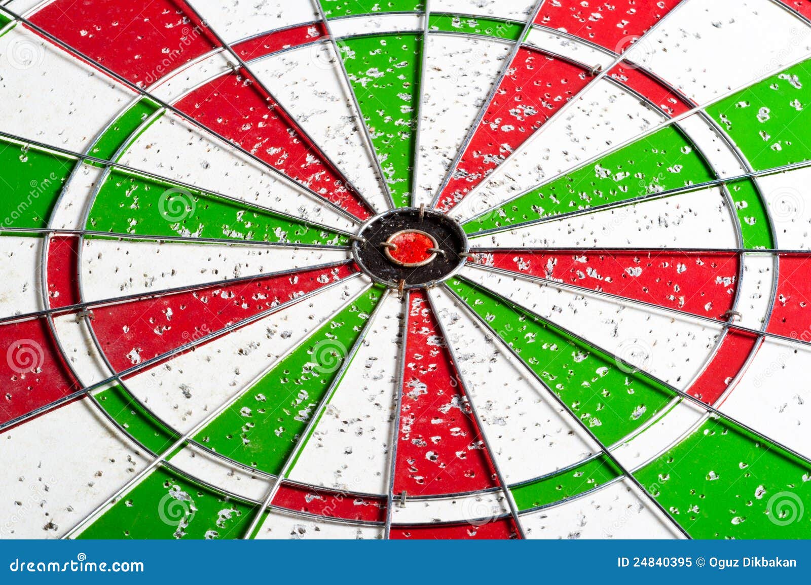 Hit Red & Green Bullseye Dart Board Target Game Stock Image - Image of ...