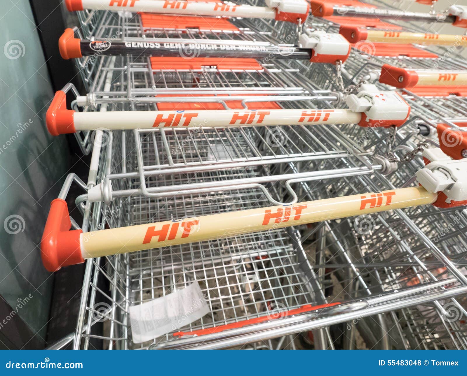 Hit shopping carts editorial stock photo. Image of shopping - 55483048