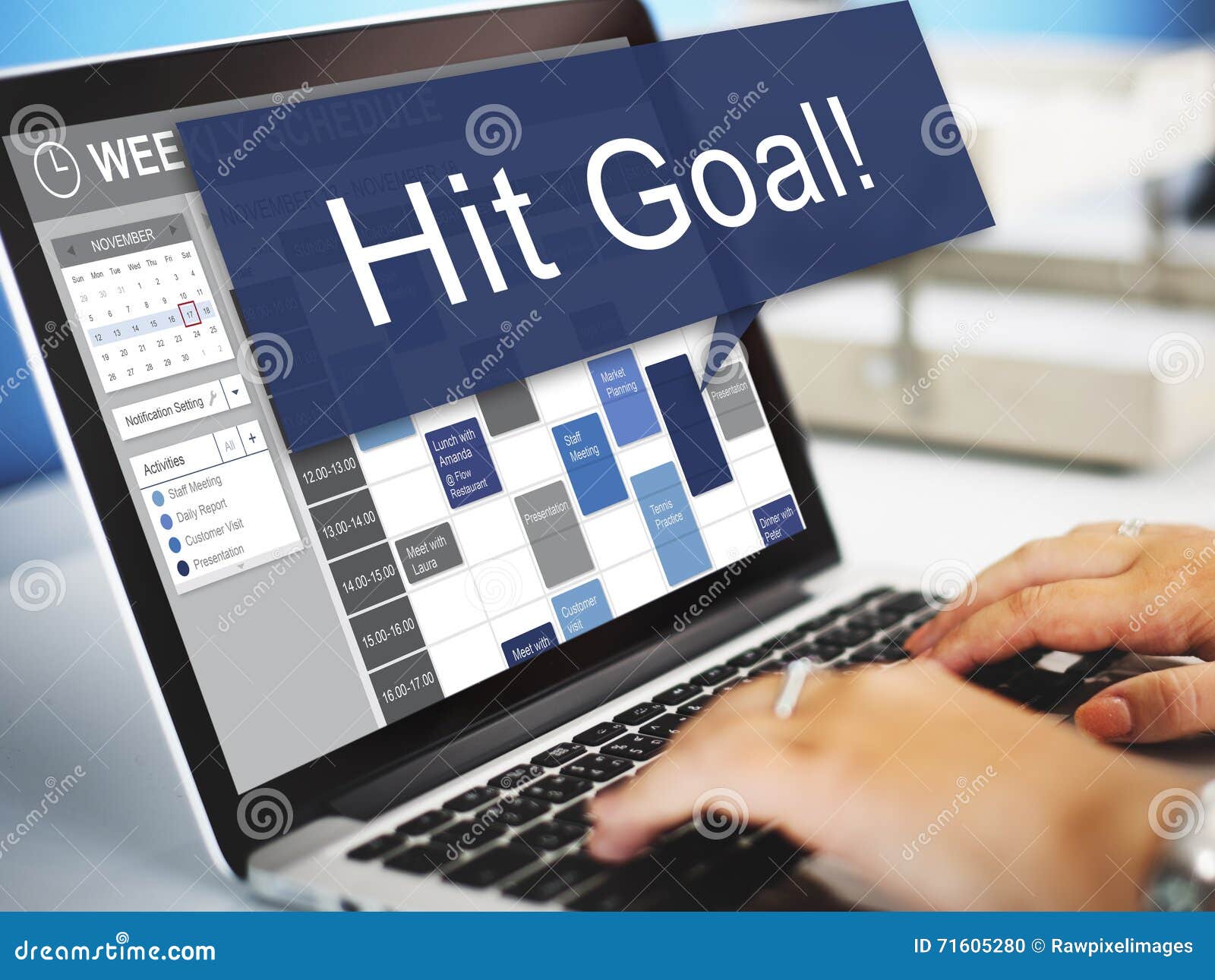 Hit Target Goal Aim Aspiration Business Customer Concept Stock Photo ...