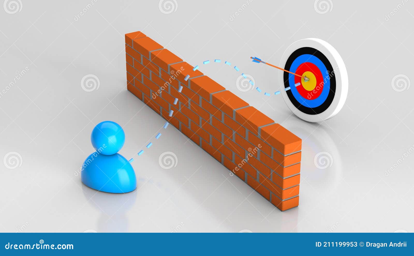 Hit the Target. Solving a Problem or Obstacle in Business and Getting a ...