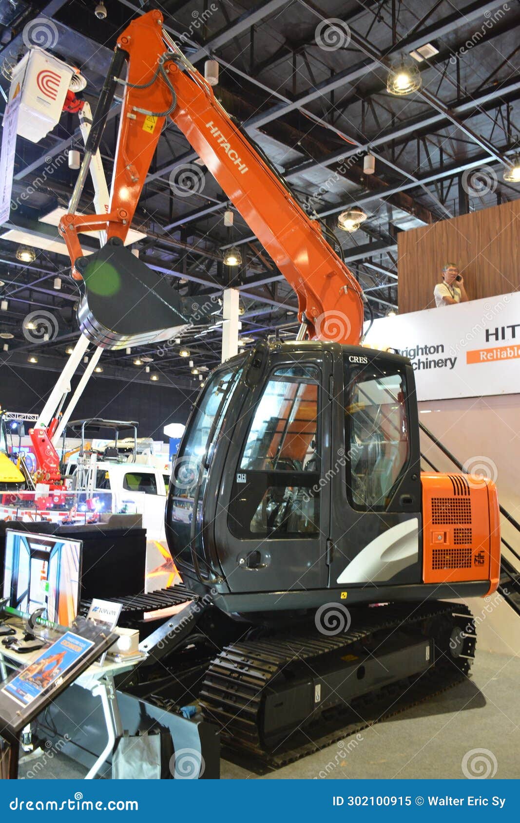 Hitachi Excavator at Philconstruct in Pasay, Philippines Editorial ...