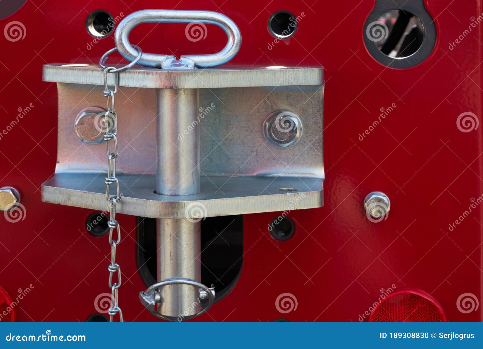 Hitch. Coupling Device of a Modern Tractor Stock Photo - Image of ...