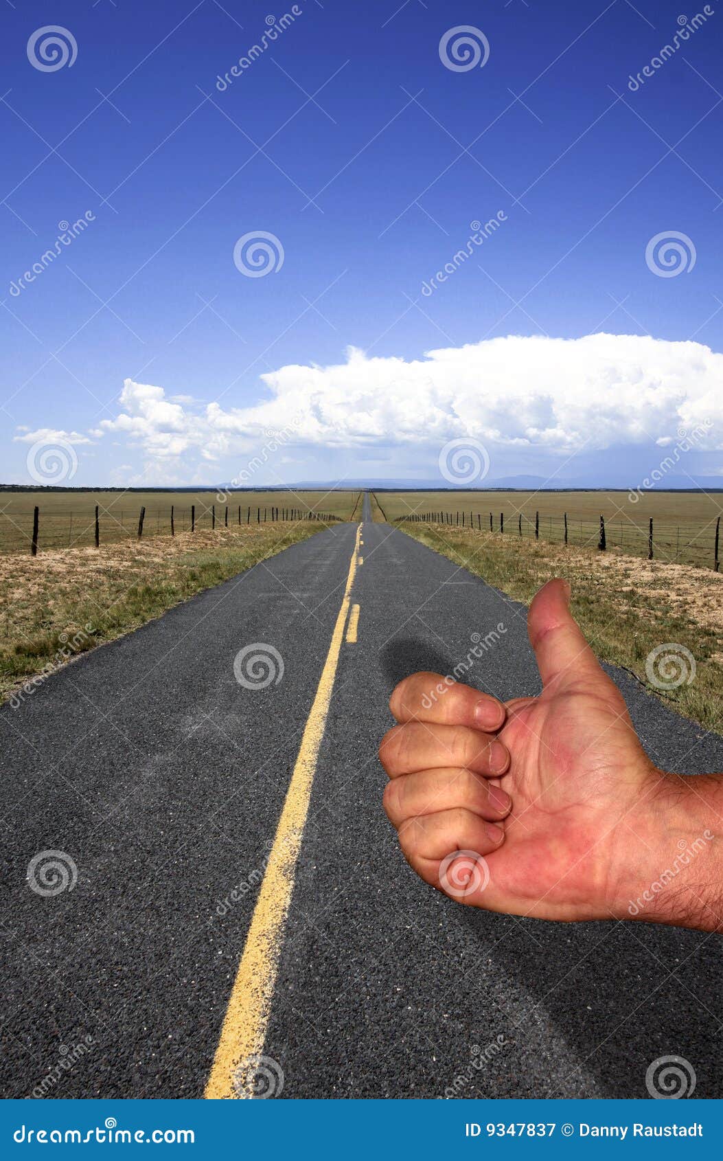 Hitch Hiking in the Country Stock Image - Image of assistance, hiker ...