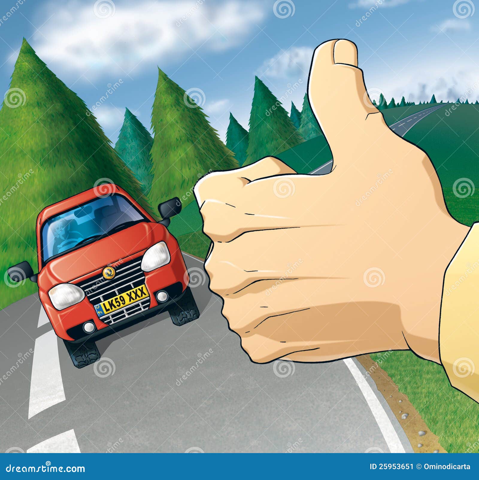 Hitchhiker Cartoons, Illustrations & Vector Stock Images - 847 Pictures ...