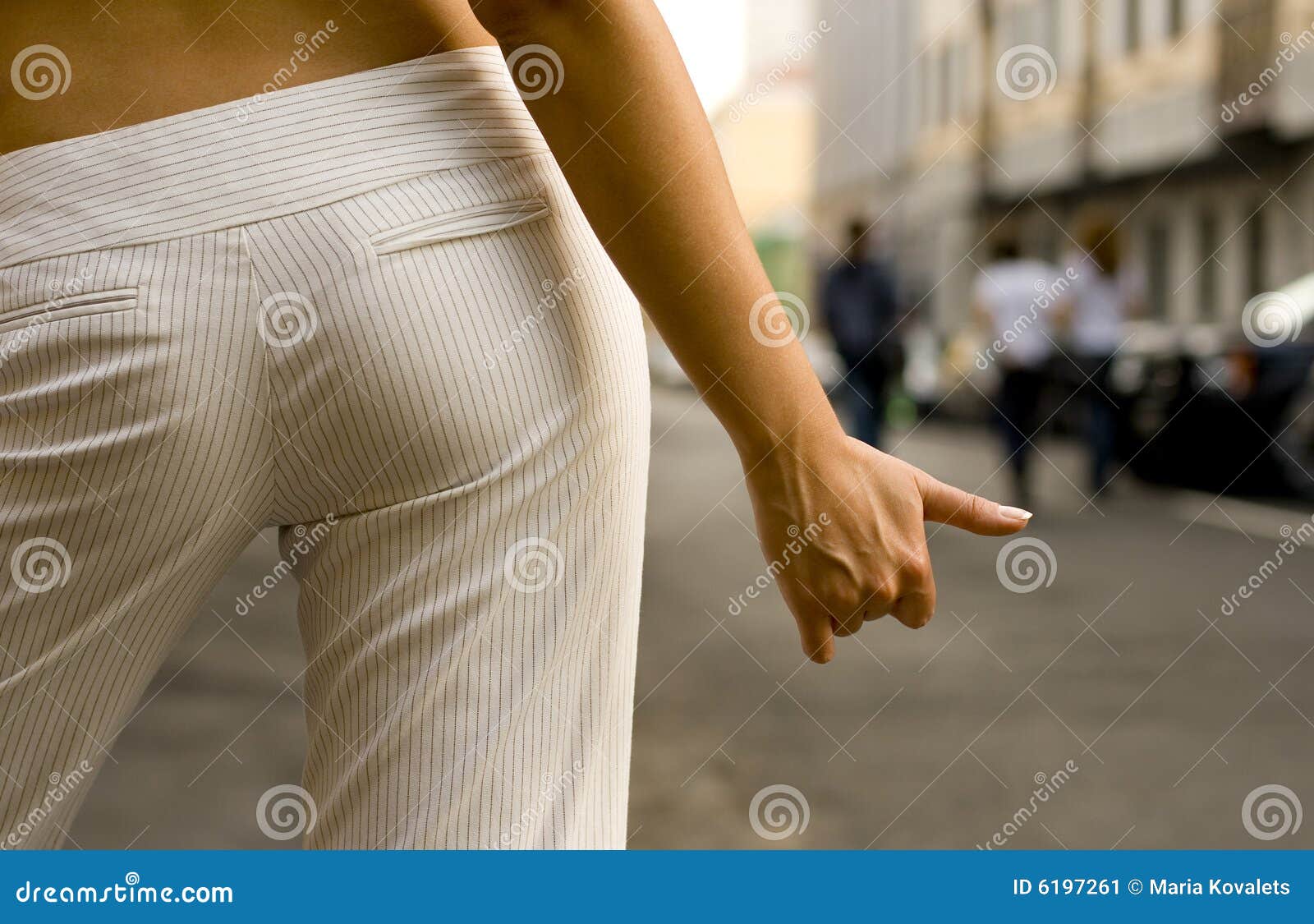 Hitchhiking Girl Stock Image Image Of Hitchhiking Girl 6197261
