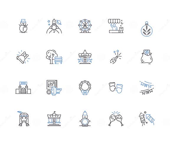 Hitech Business Outline Icons Collection. Technology, Innovation ... Hitech Business Outline Icons Collection. Technology, Innovation ...
