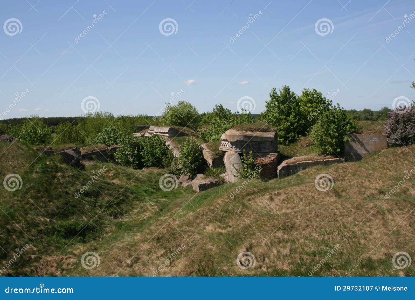 Bunkers stock image. Image of steel, army, fortification - 29732107