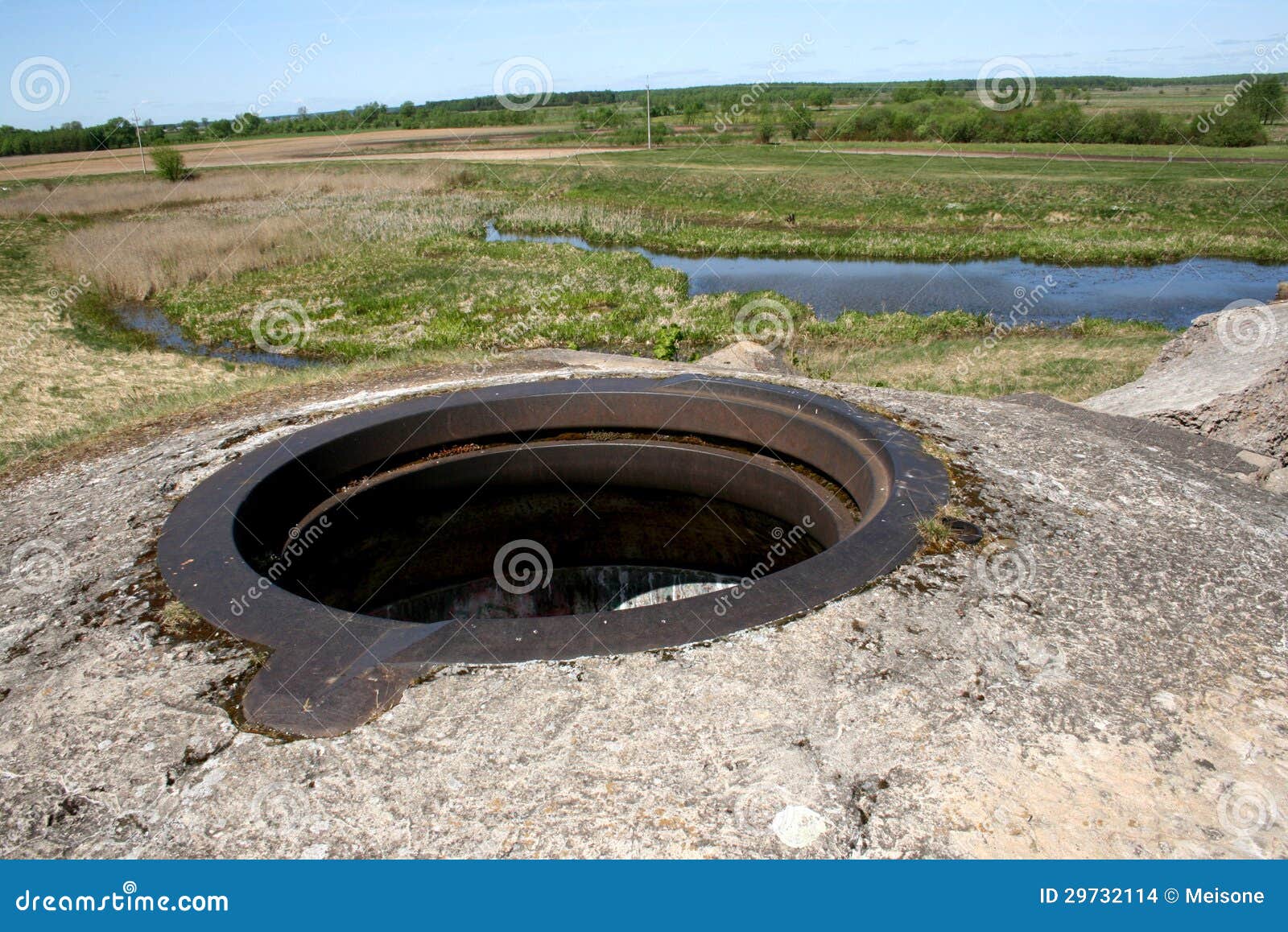 Bunkers stock photo. Image of field, meadow, bomb, military - 29732114