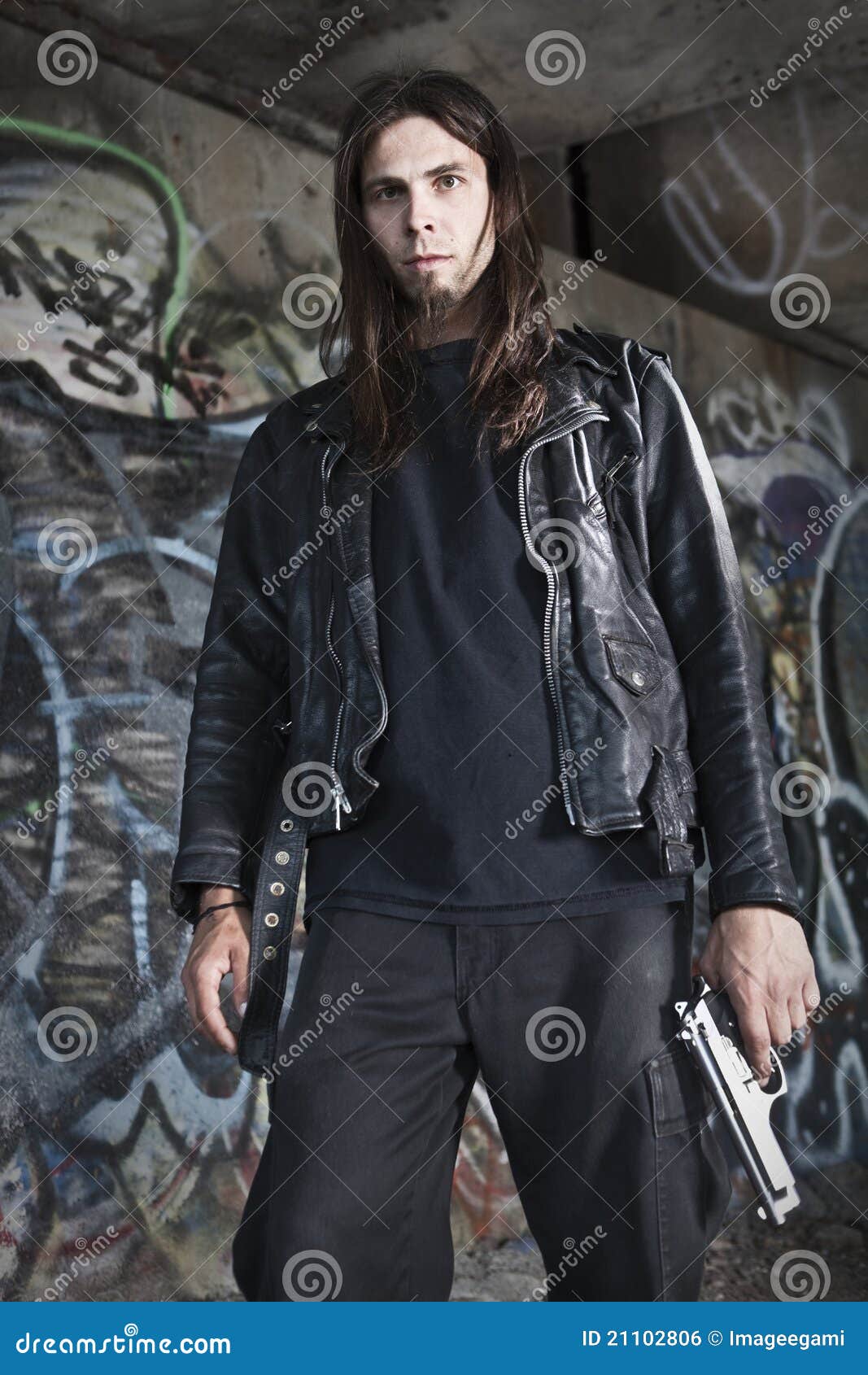 Hitman stock photo. Image of outdoor, person, mafia, miserable - 21102806